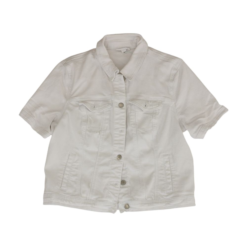 White Solid Button Down – Unclaimed Baggage