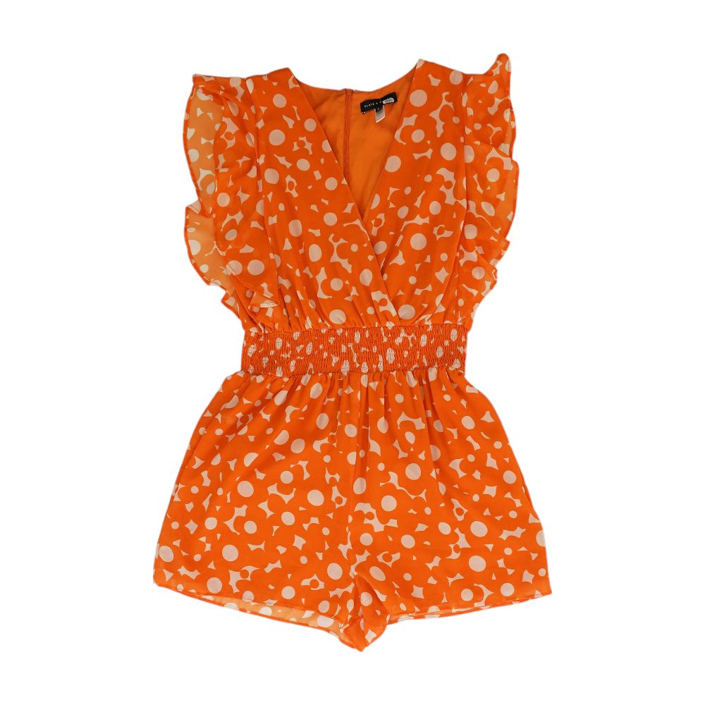 Orange Polka Dot Romper – Unclaimed Baggage