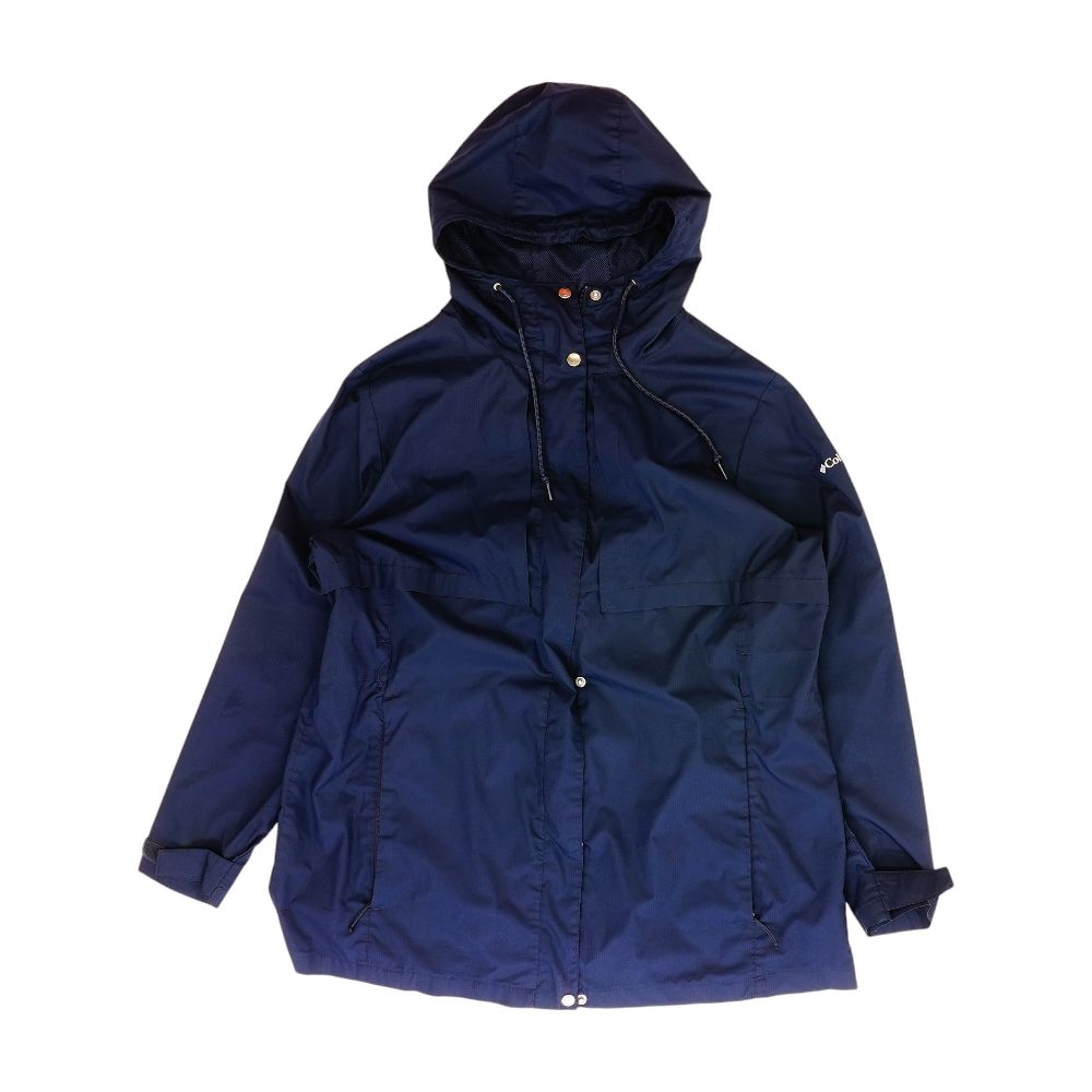 Navy Solid Rain Jacket – Unclaimed Baggage