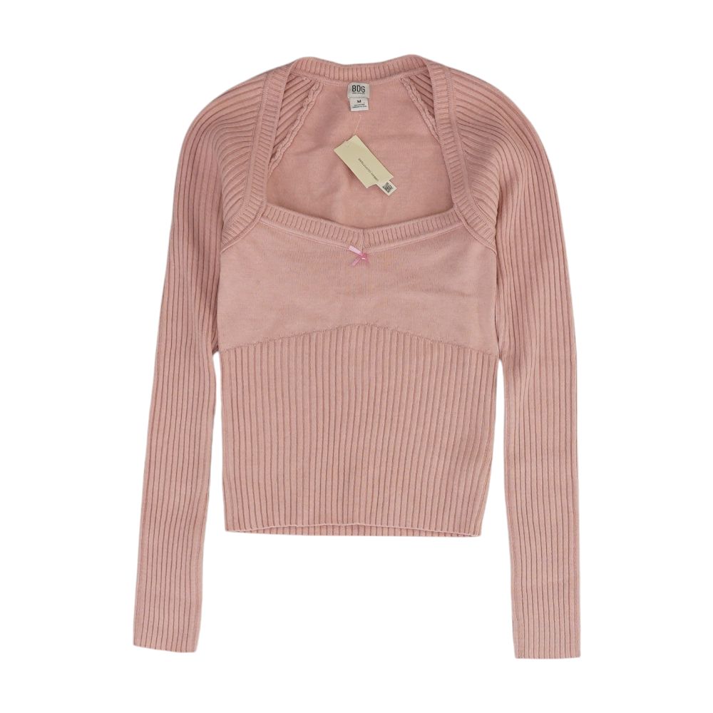 Pink Solid Knit Top – Unclaimed Baggage