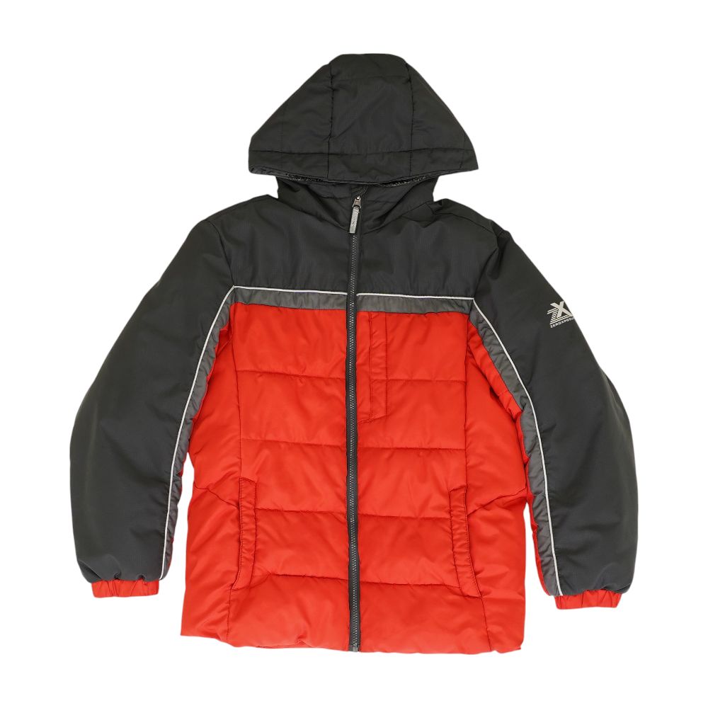 Red Color Block Puffer Jacket – Unclaimed Baggage