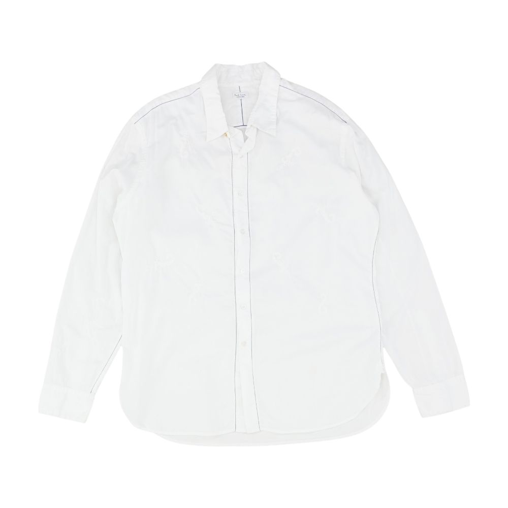 White Solid Long Sleeve Button Down – Unclaimed Baggage