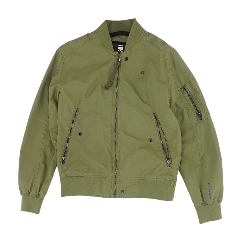 Green Solid Bomber Jacket – Unclaimed Baggage