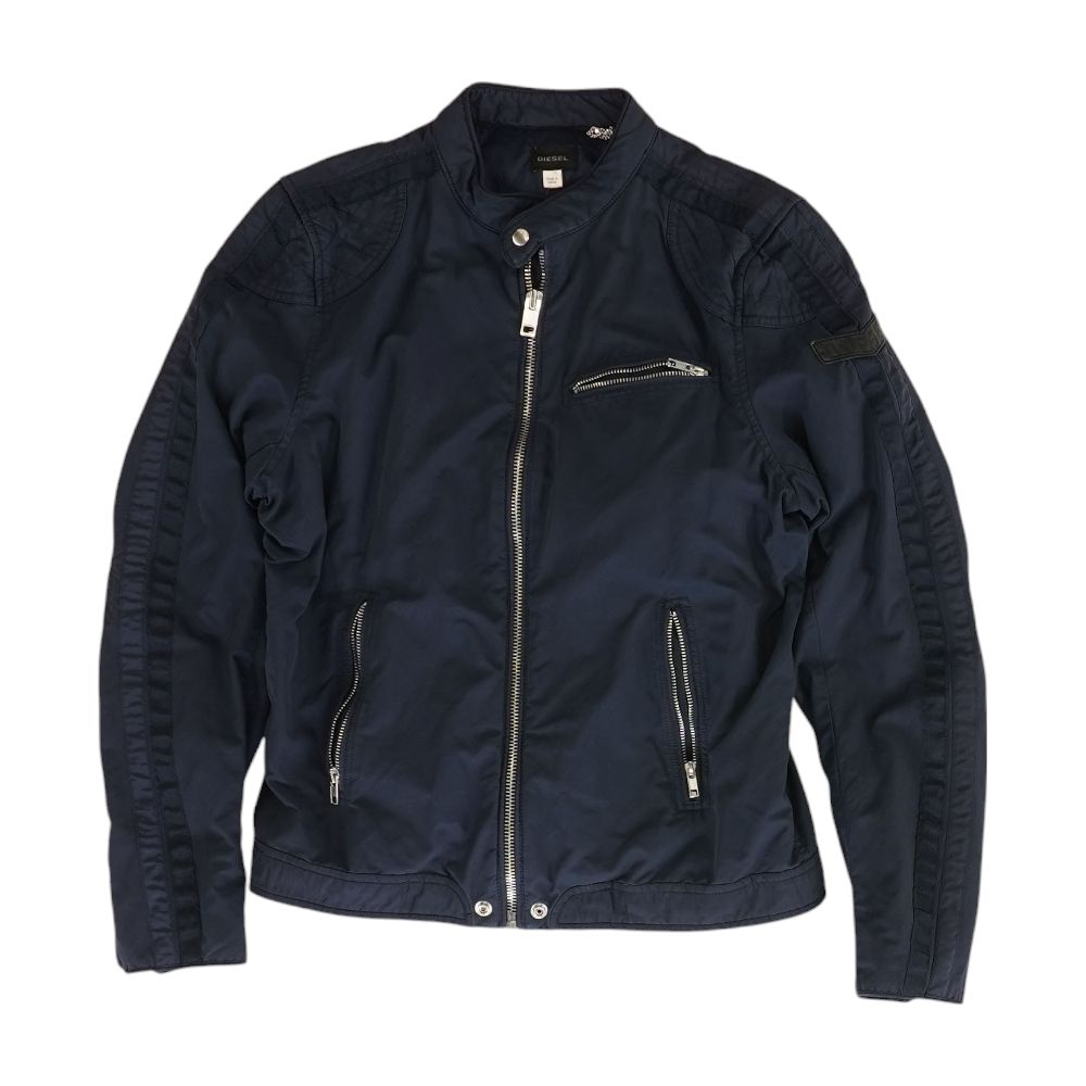 Navy Solid Bomber Jacket – Unclaimed Baggage