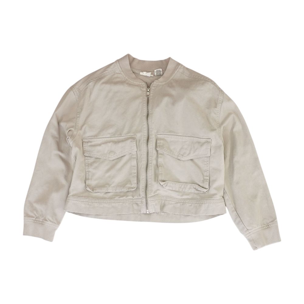 Gray Solid Lightweight Jacket – Unclaimed Baggage