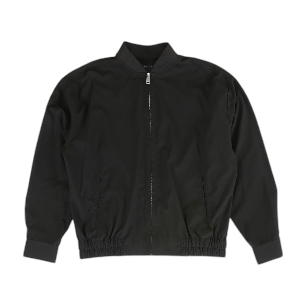 Black Solid Bomber Jacket – Unclaimed Baggage