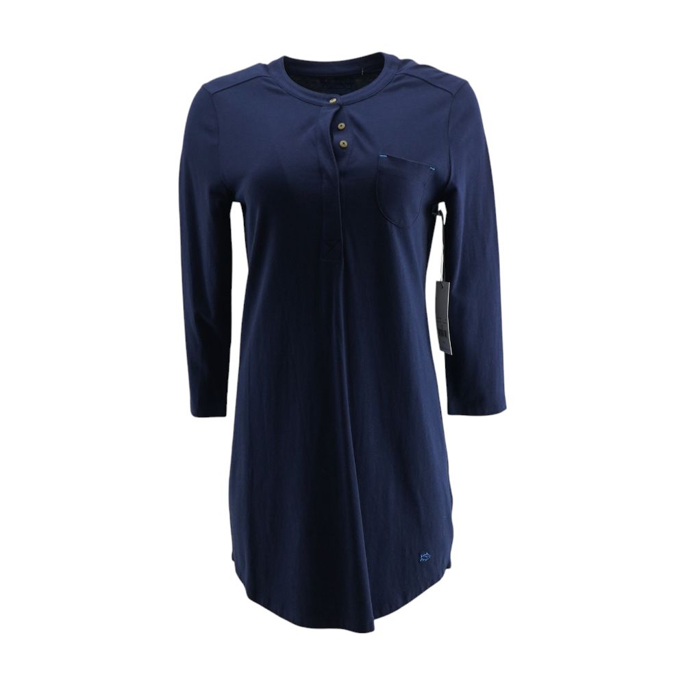 Navy Solid Midi Dress – Unclaimed Baggage