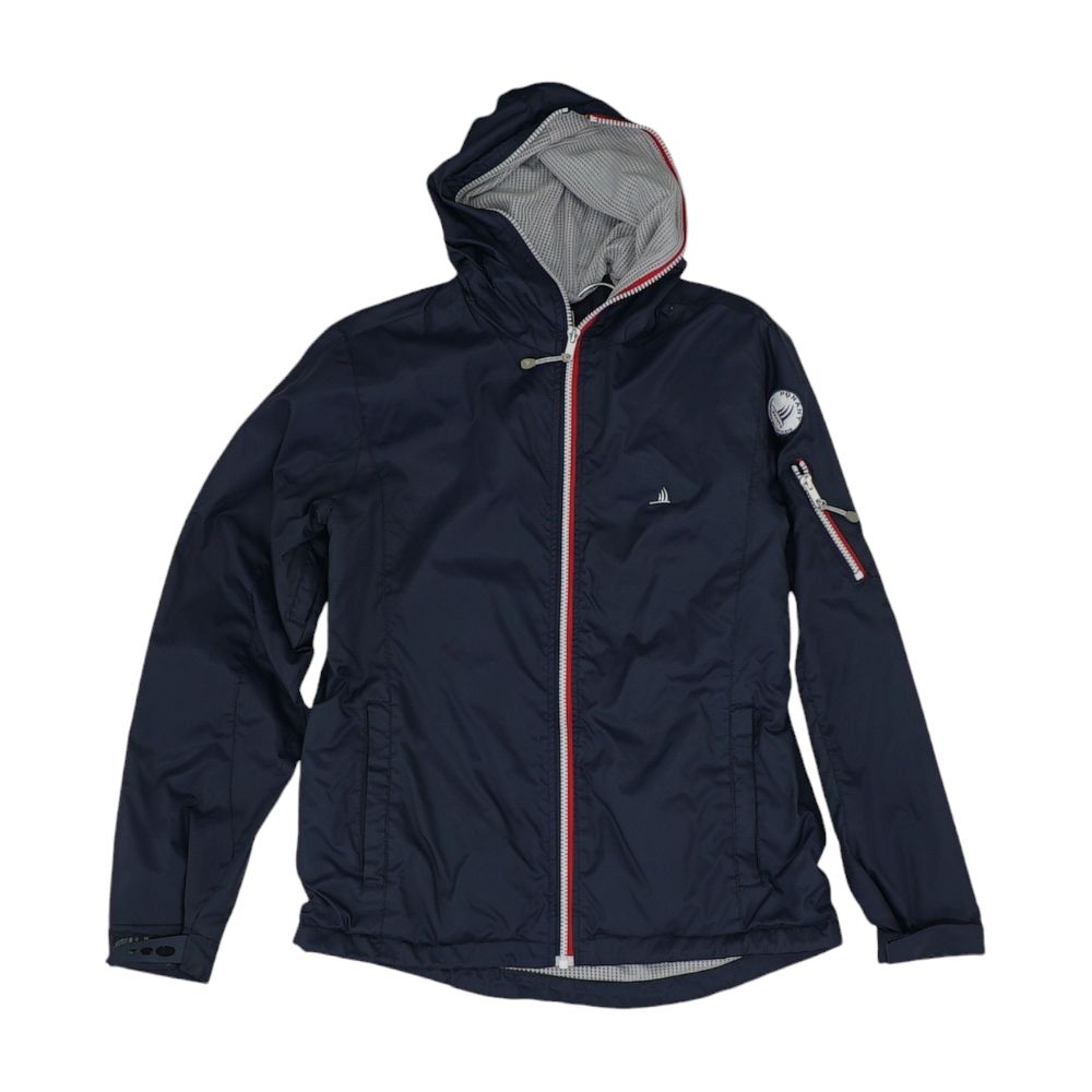 Navy Solid Rain Jacket – Unclaimed Baggage
