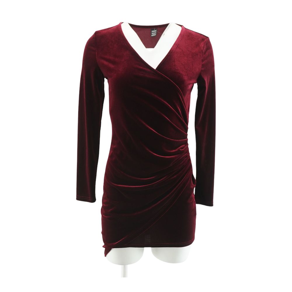 Red Solid Mini Dress – Unclaimed Baggage