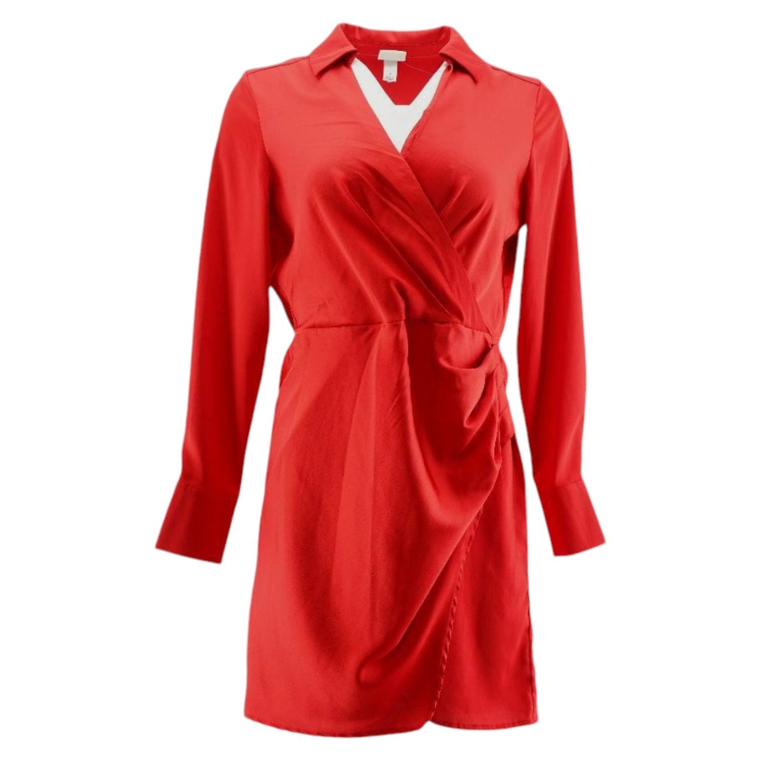 Red Solid Midi Dress – Unclaimed Baggage