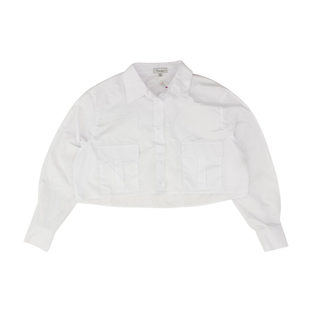 White Solid Button Down – Unclaimed Baggage
