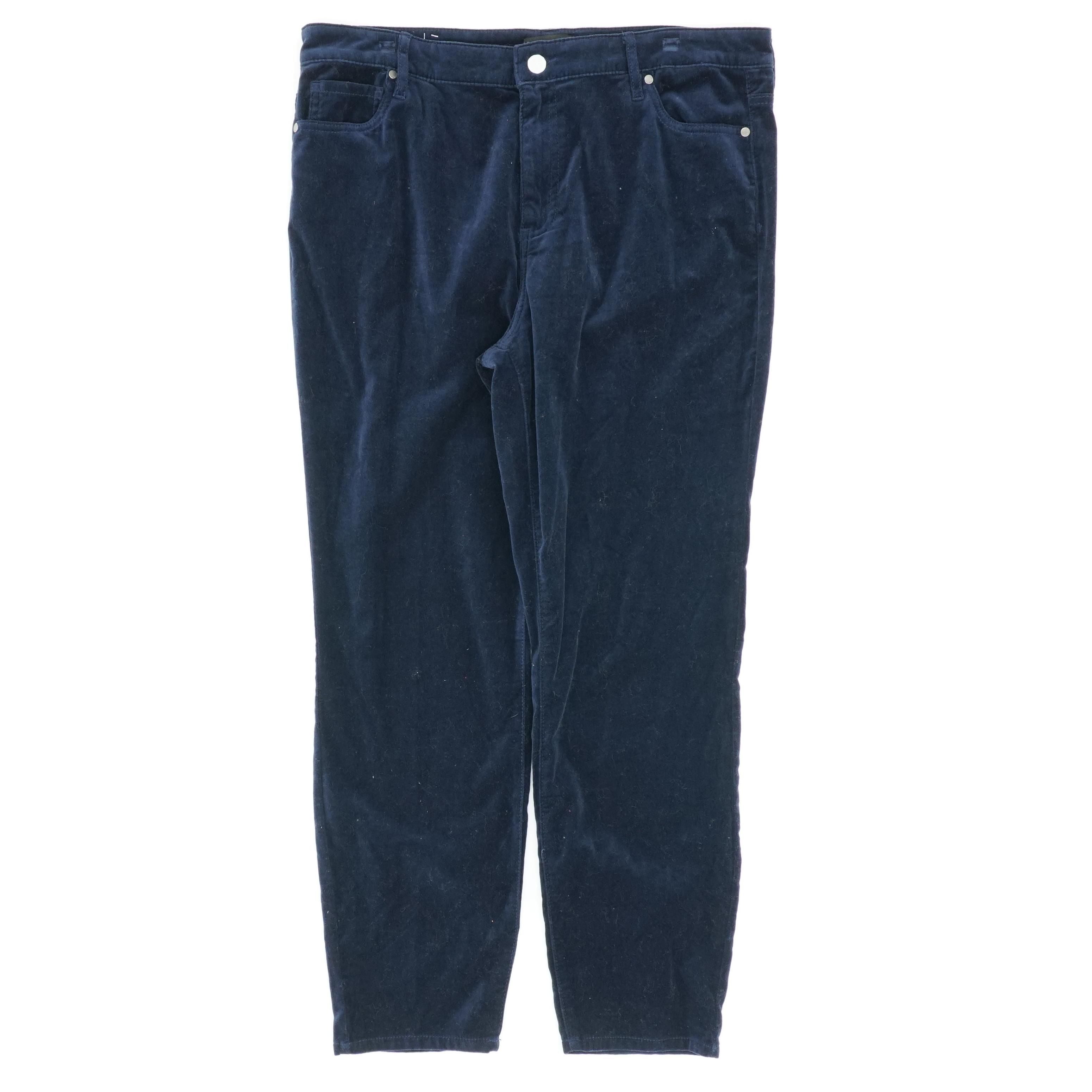 Navy Solid Five Pocket Pants – Unclaimed Baggage