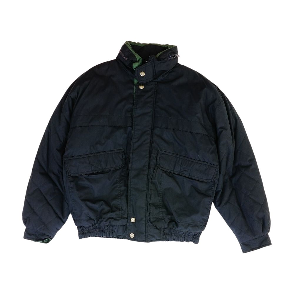 Vintage Navy Solid Puffer Jacket – Unclaimed Baggage