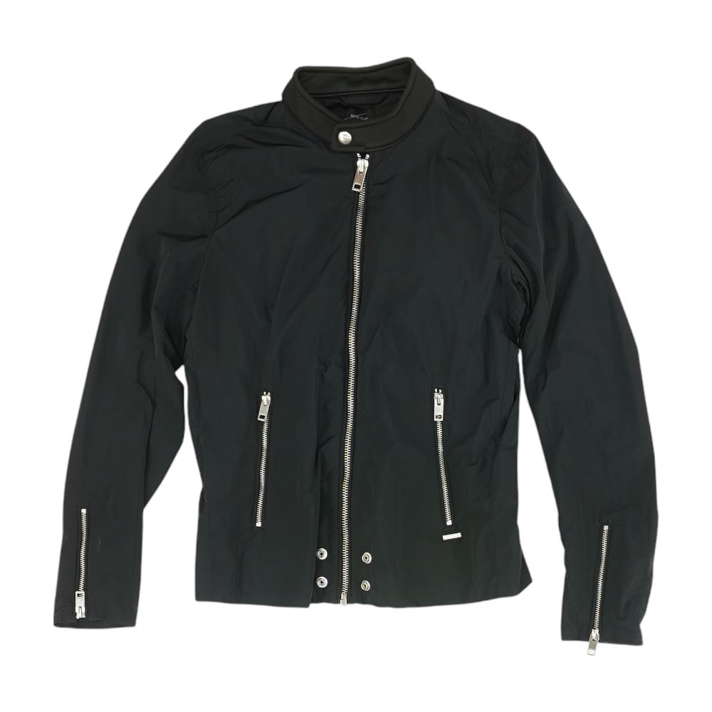 Black Solid Lightweight Jacket – Unclaimed Baggage