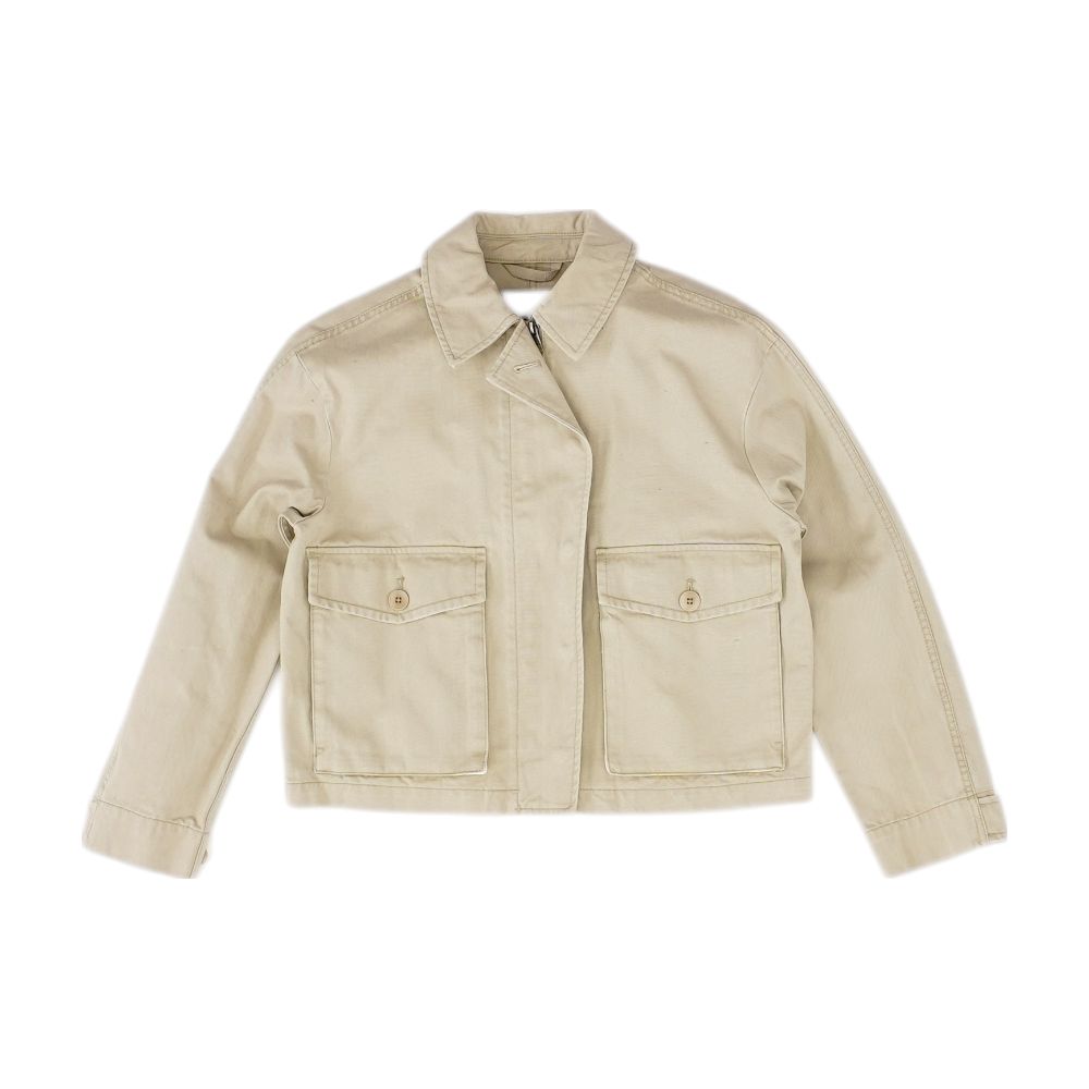 Khaki Solid Jacket – Unclaimed Baggage