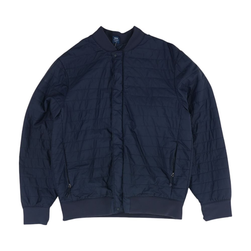 Navy Solid Bomber Jacket – Unclaimed Baggage