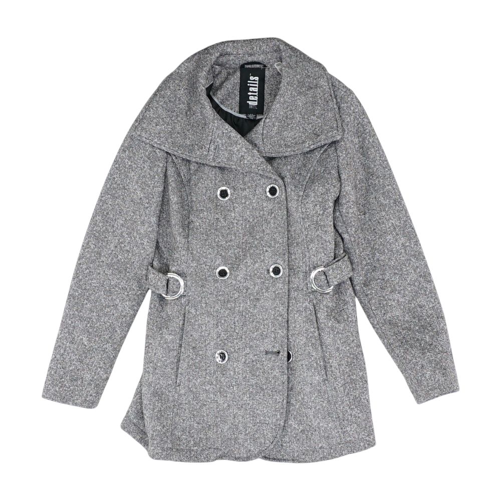 Gray Solid Jacket – Unclaimed Baggage