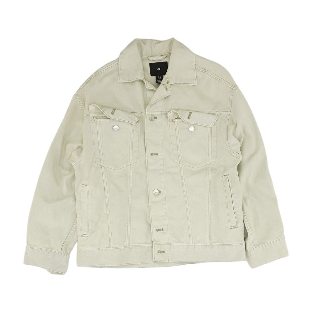 Green Solid Denim Jacket – Unclaimed Baggage