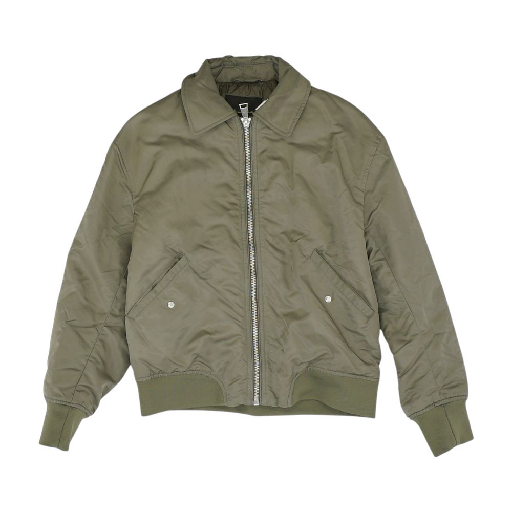 Green Solid Bomber Jacket – Unclaimed Baggage