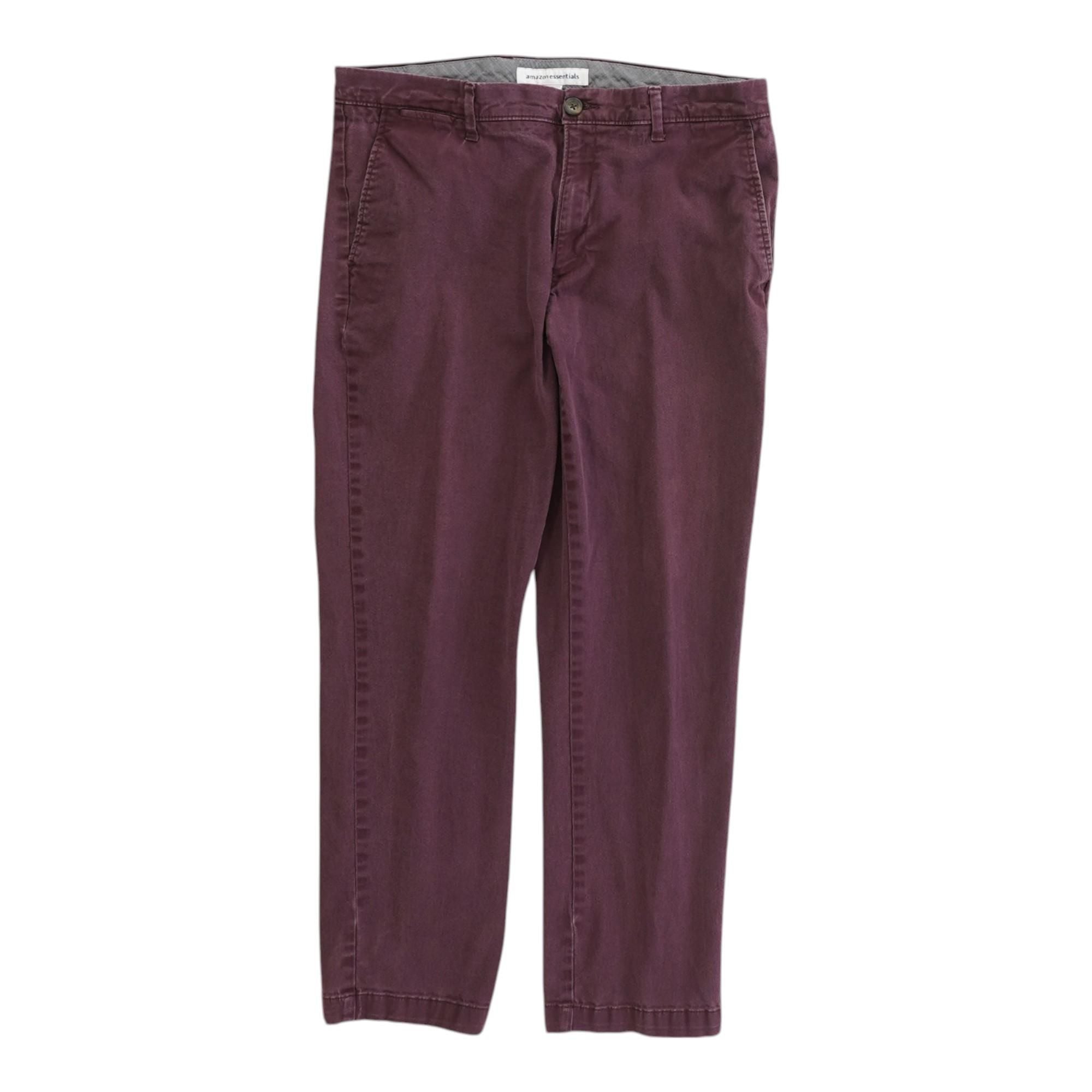 Burgundy Solid Slim Jeans – Unclaimed Baggage