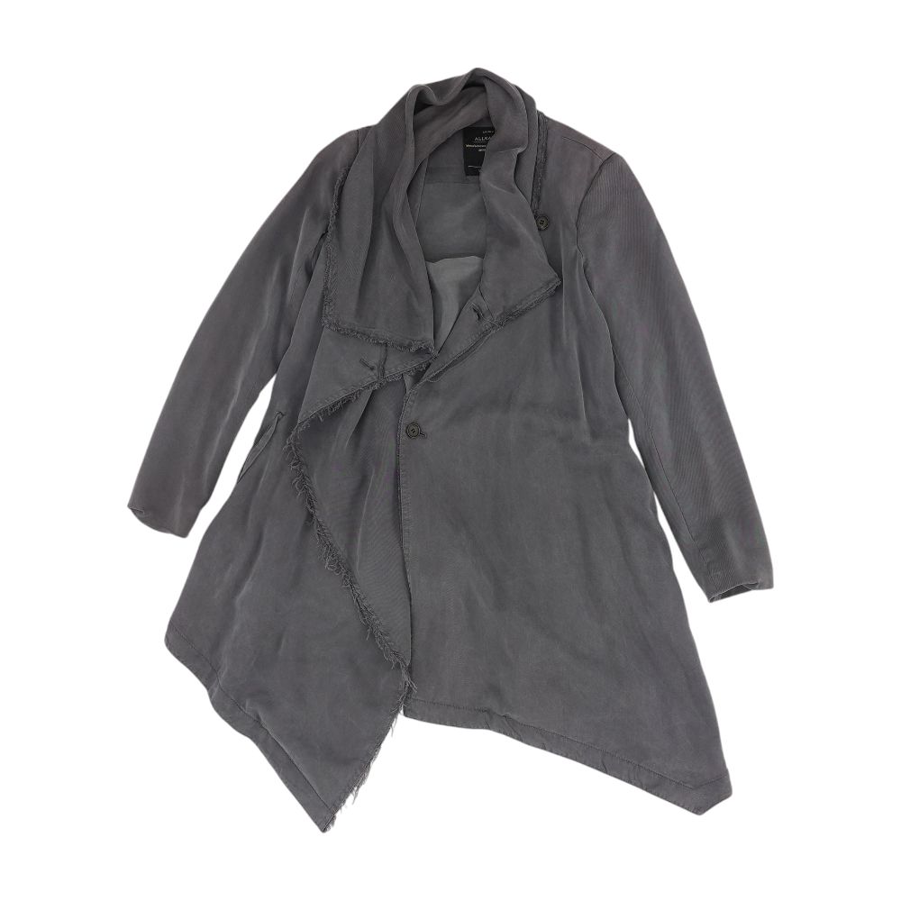 Gray Solid Jacket – Unclaimed Baggage