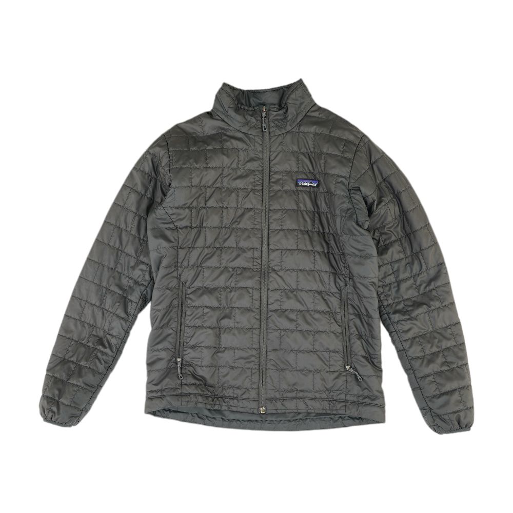 Gray Solid Puffer Jacket – Unclaimed Baggage