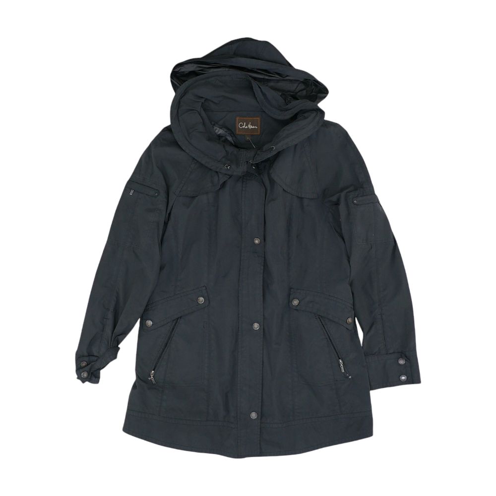 Black Solid Rain Jacket – Unclaimed Baggage