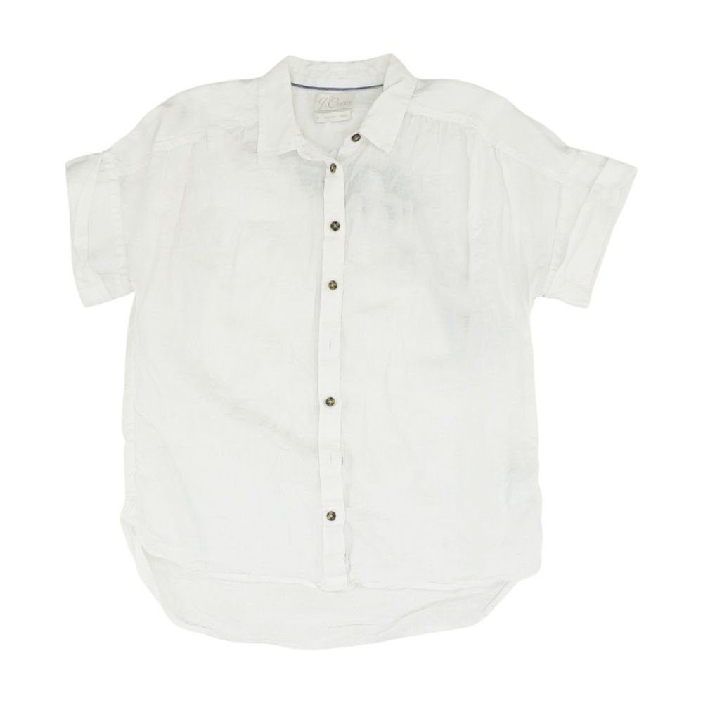 White Solid Button Down – Unclaimed Baggage