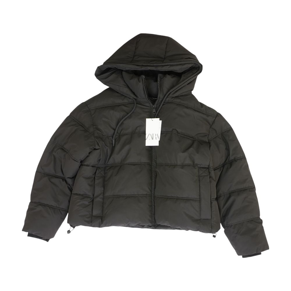 Black Solid Puffer Jacket – Unclaimed Baggage