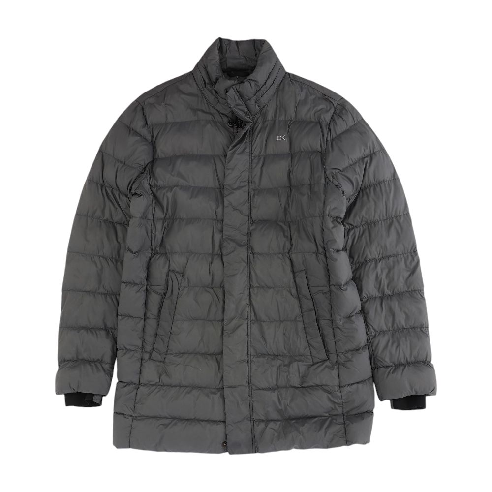 Charcoal Solid Puffer Jacket – Unclaimed Baggage