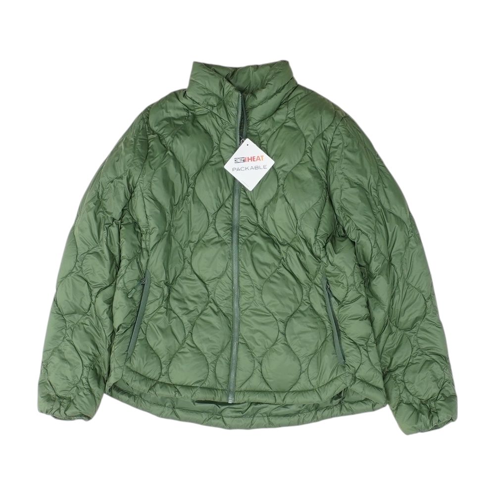 Green Solid Puffer Jacket – Unclaimed Baggage