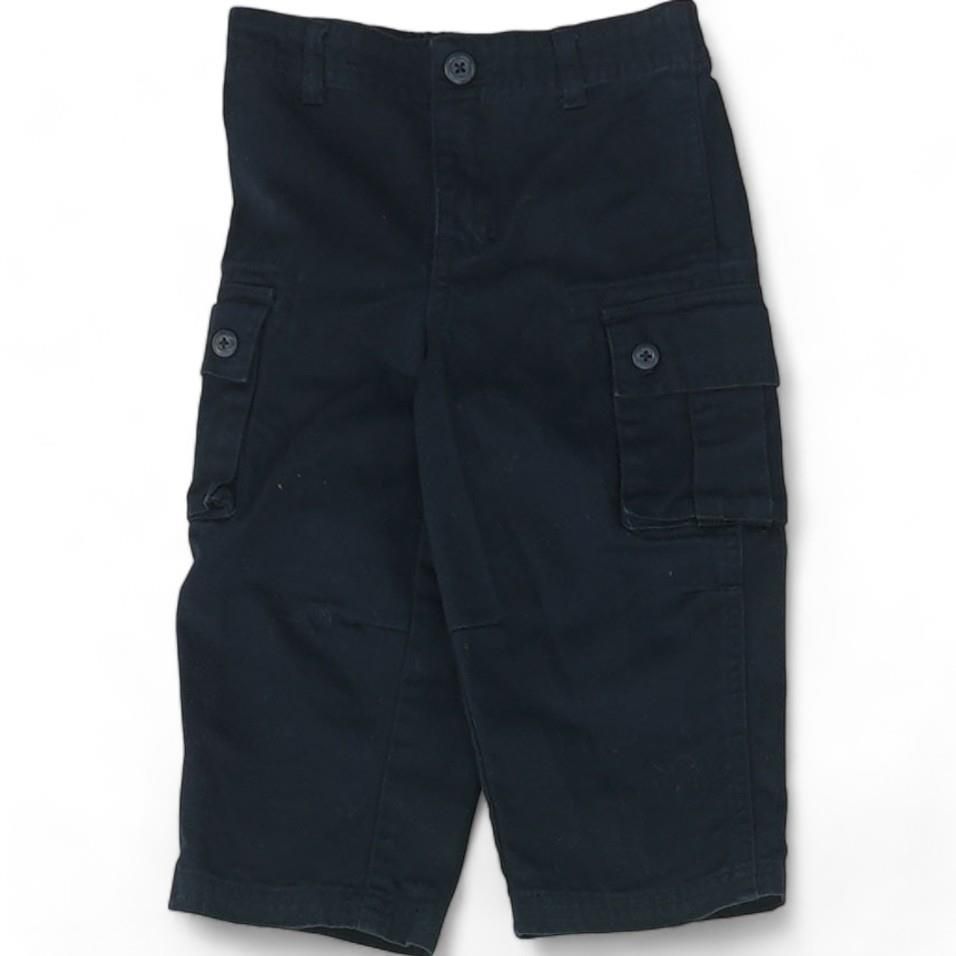 Navy Solid Cargo Pants – Unclaimed Baggage