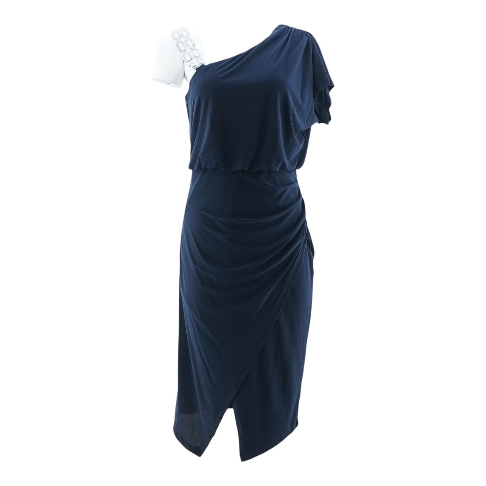 Navy Solid Midi Dress – Unclaimed Baggage