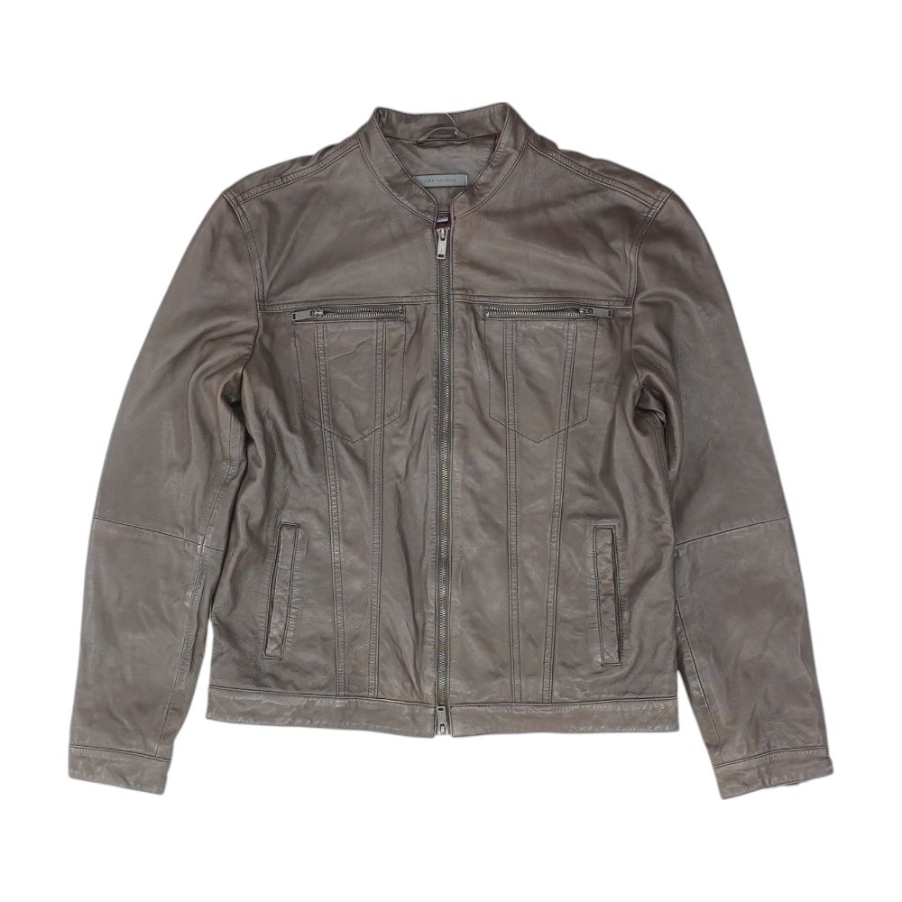 Brown Solid Sheep Leather Jacket – Unclaimed Baggage
