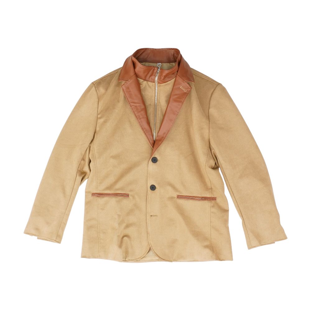 Brown Solid Jacket – Unclaimed Baggage