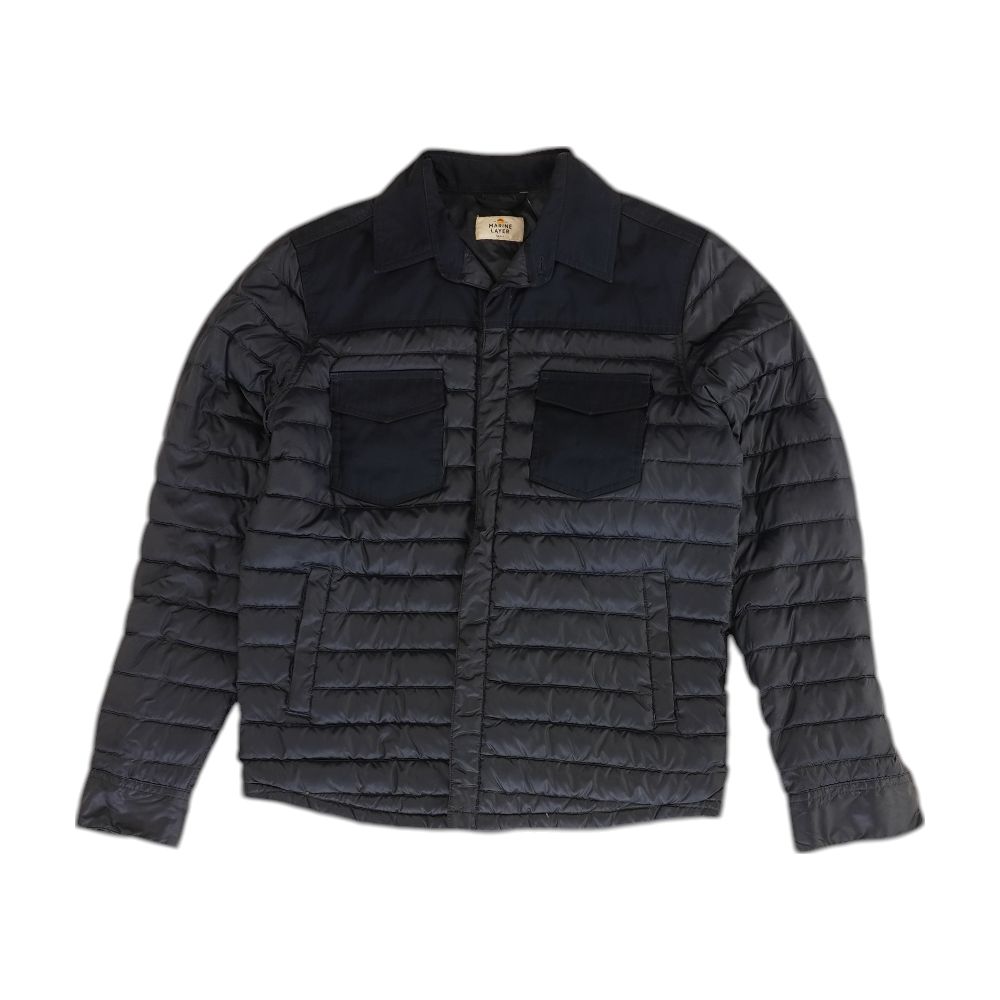 Navy Solid Puffer Jacket – Unclaimed Baggage