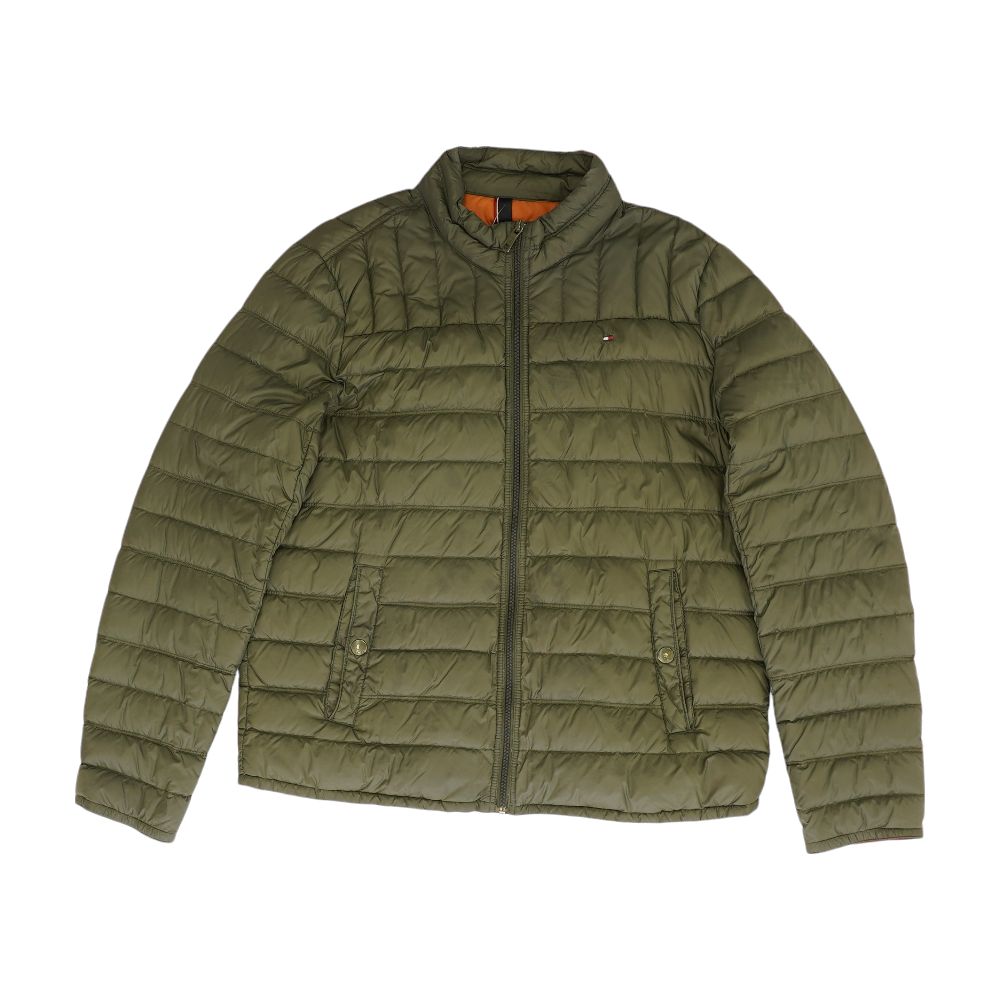 Olive Solid Puffer Jacket – Unclaimed Baggage
