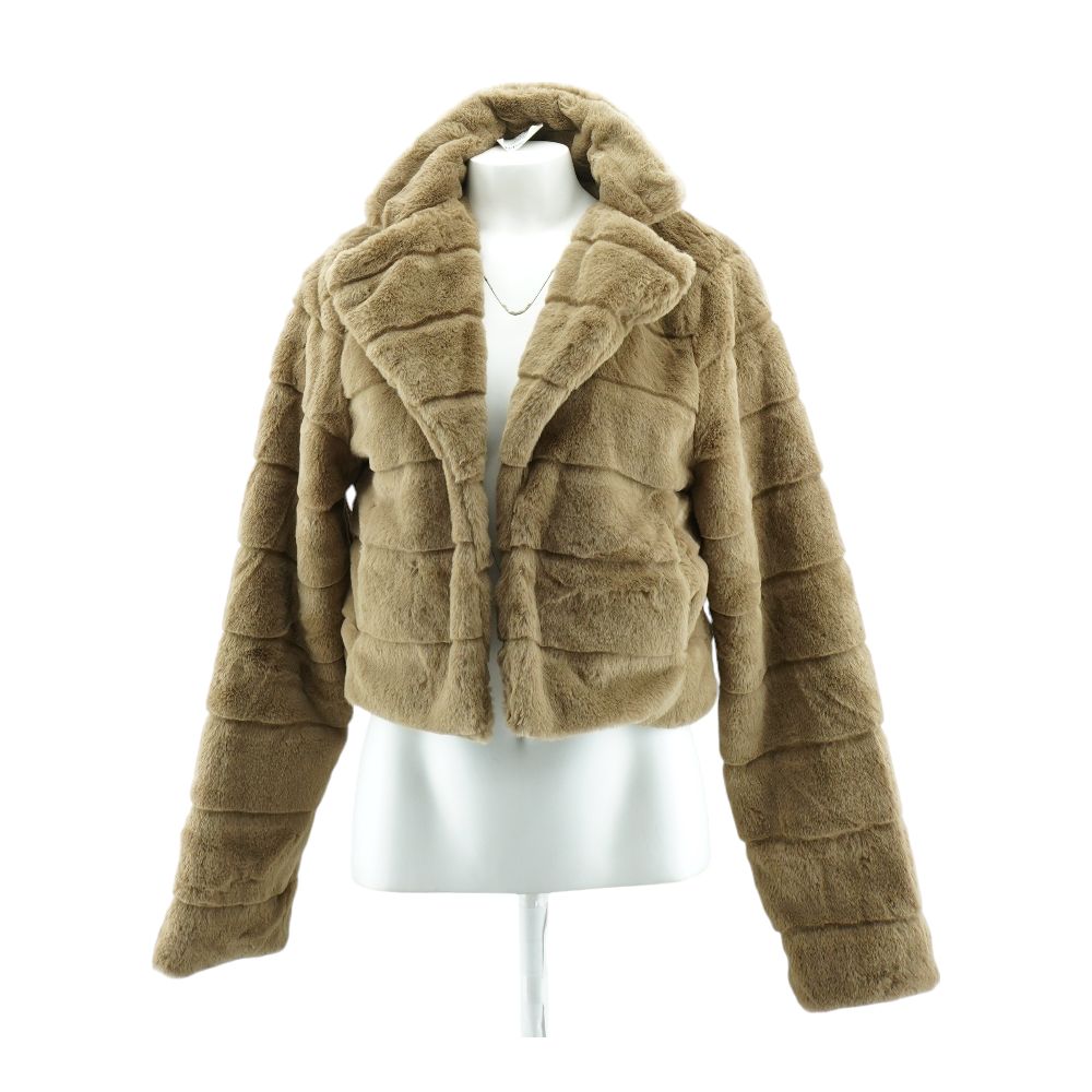 Brown Solid Fur Coat – Unclaimed Baggage