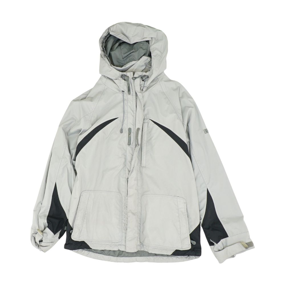 Gray Solid Rain Jacket – Unclaimed Baggage