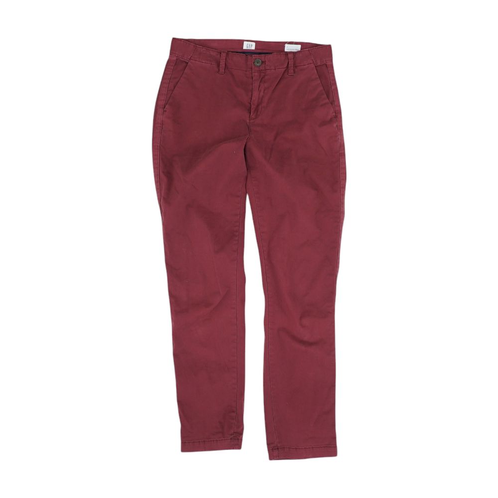 Burgundy Solid Chino Pants – Unclaimed Baggage