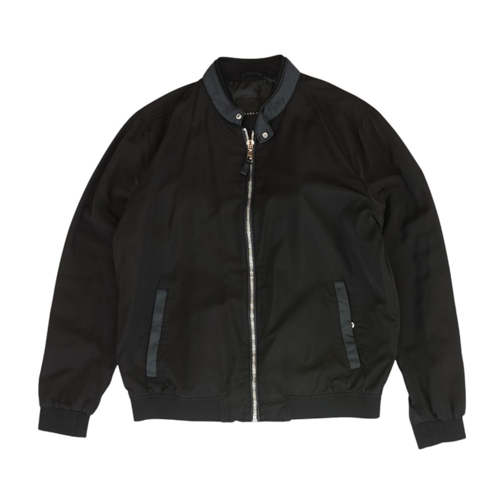 Black Solid Bomber Jacket – Unclaimed Baggage