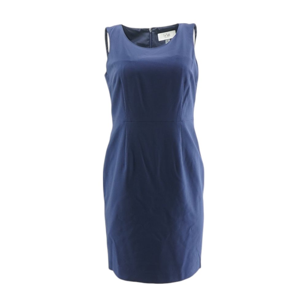 Navy Solid Midi Dress – Unclaimed Baggage