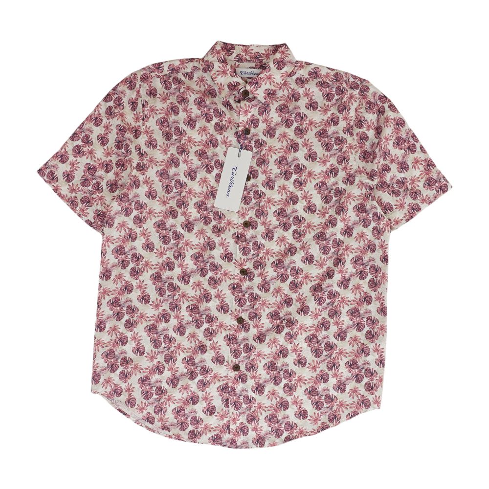 Pink Tropical Short Sleeve Button Down – Unclaimed Baggage