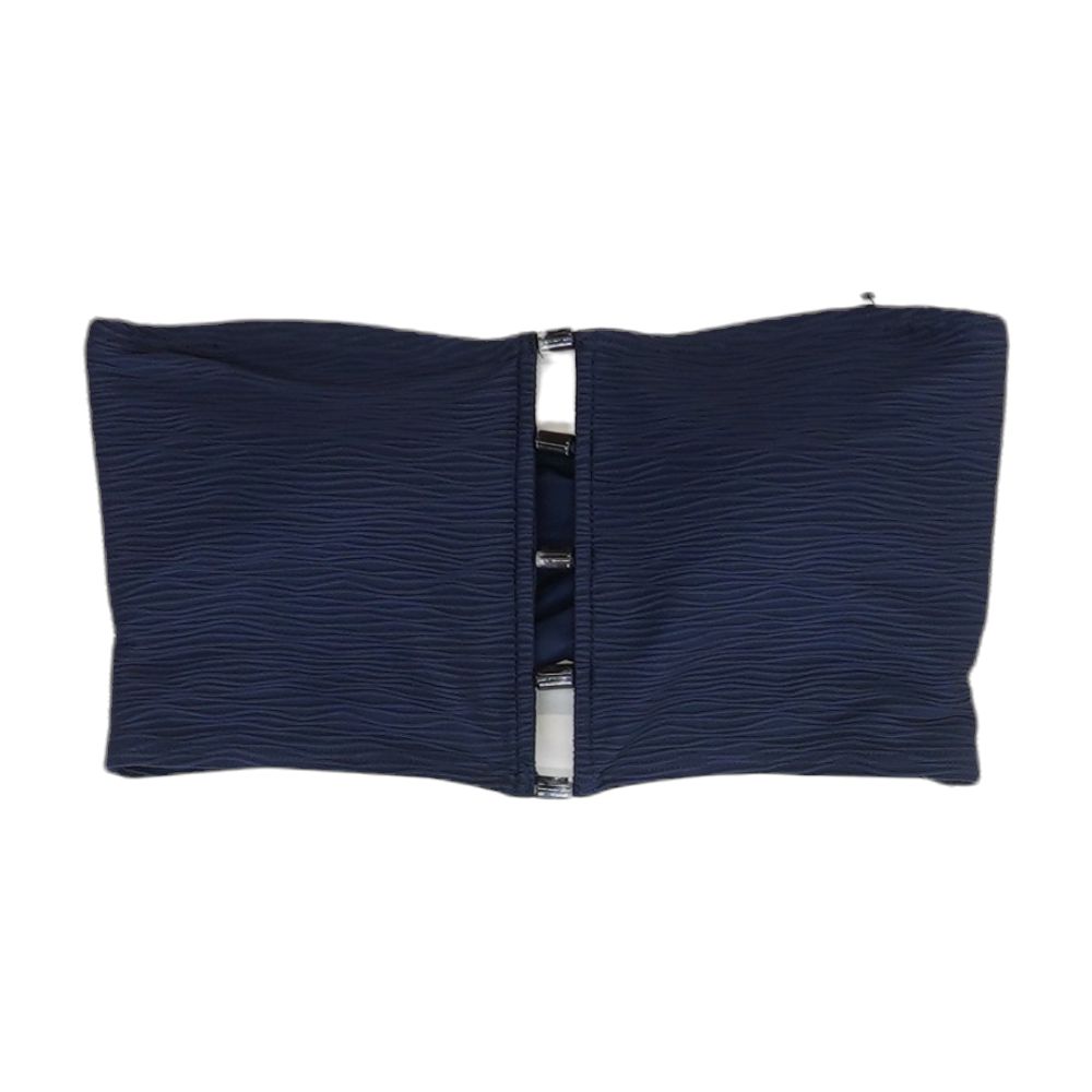 Navy Solid Swim Top – Unclaimed Baggage