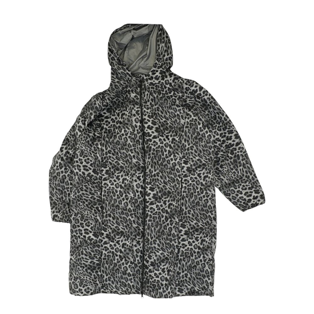 Gray Animal Print Puffer Jacket – Unclaimed Baggage