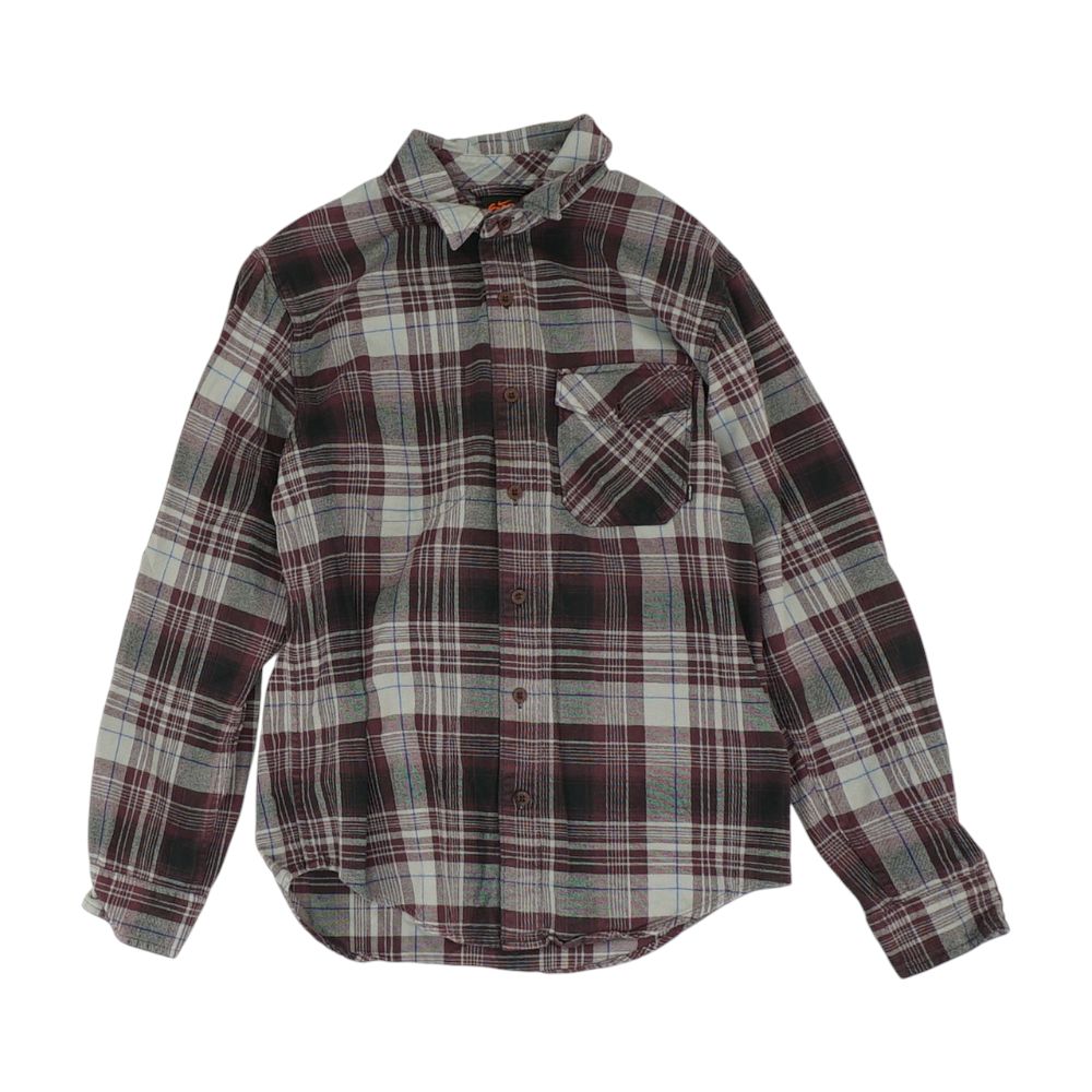 Burgundy Plaid Flannel Button Down – Unclaimed Baggage