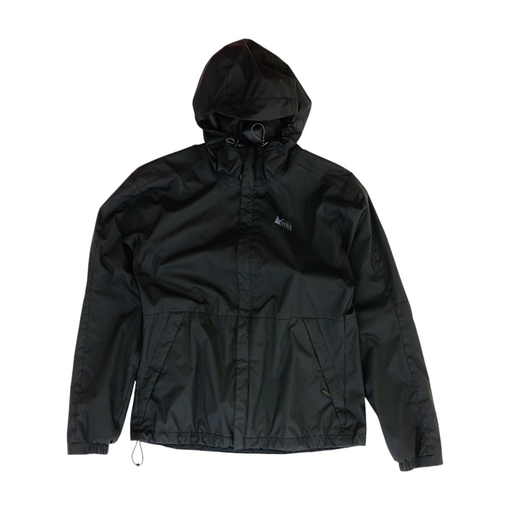 Black Solid Rain Jacket – Unclaimed Baggage