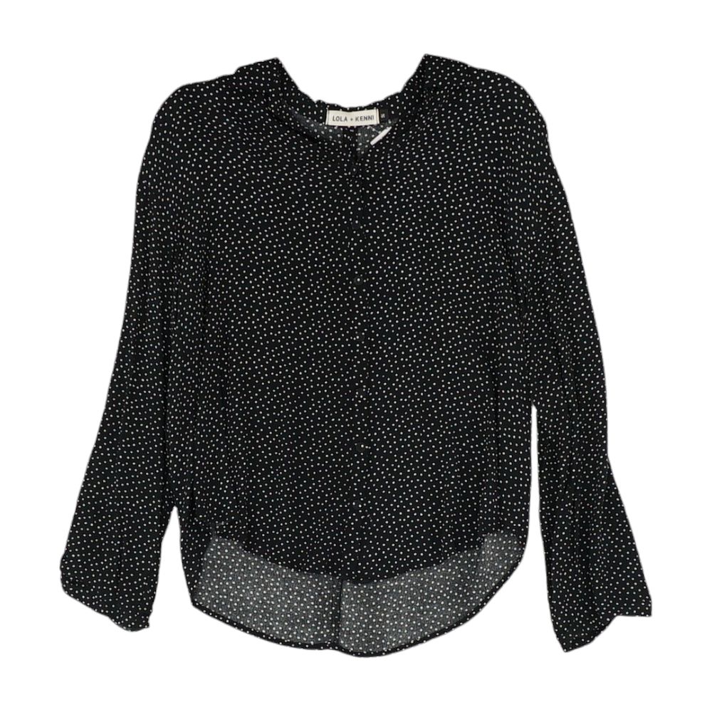 Black Polka Dot Button Down – Unclaimed Baggage