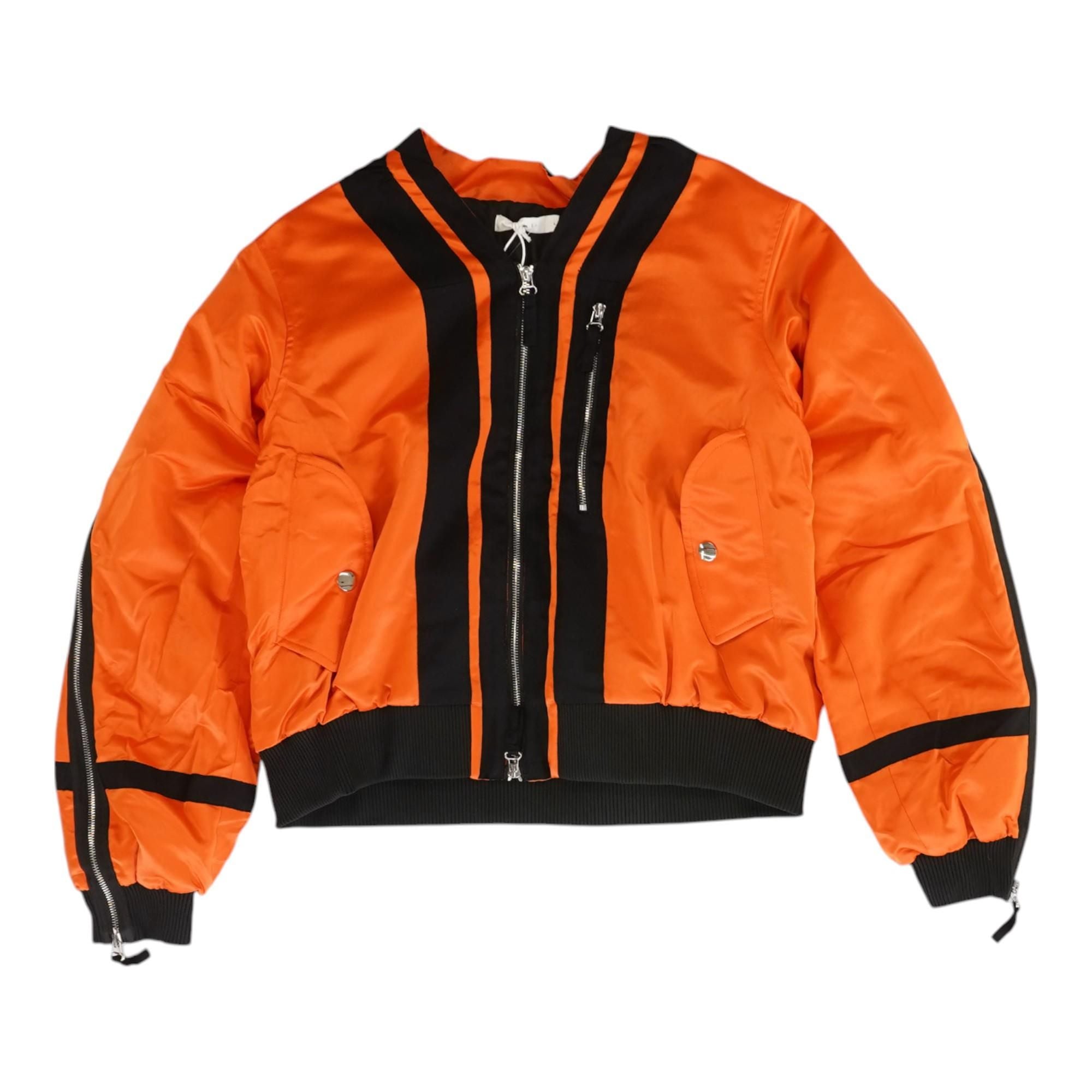 Orange Solid Bomber Jacket – Unclaimed Baggage