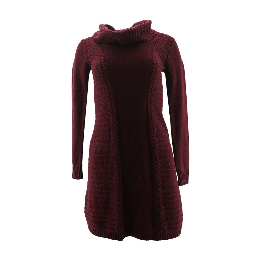 Burgundy Solid Midi Dress – Unclaimed Baggage